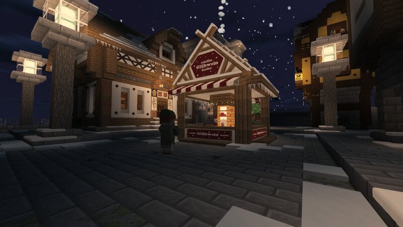Christmas Market Stall Minecraft Map