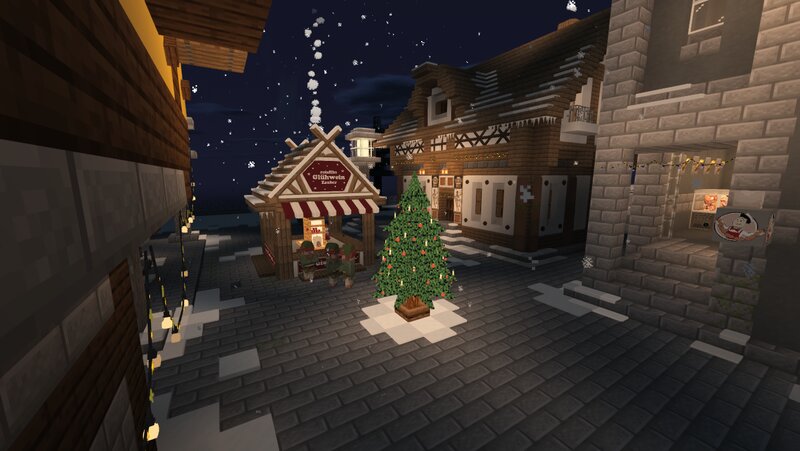 Christmas Market Stall Minecraft Map