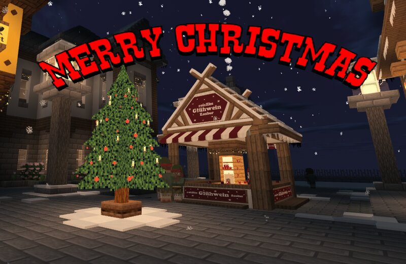 Christmas Market Stall Minecraft Map