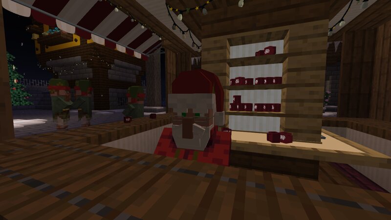 Christmas Market Stall Minecraft Map
