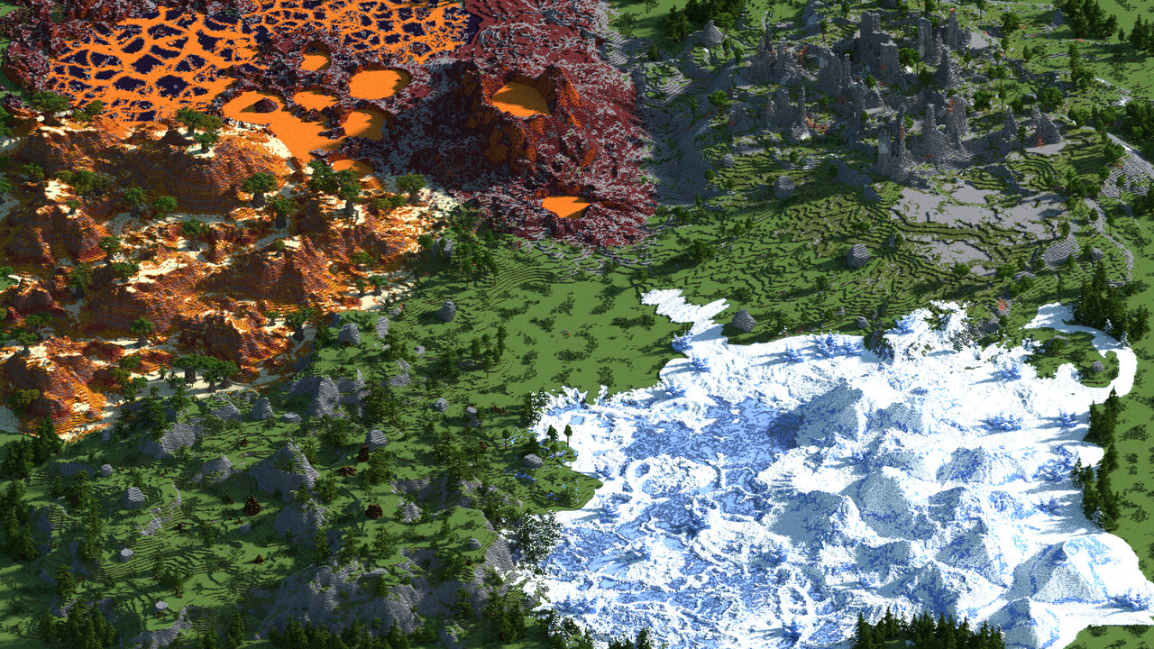 Pack small maps - WorldPaiter Minecraft Map