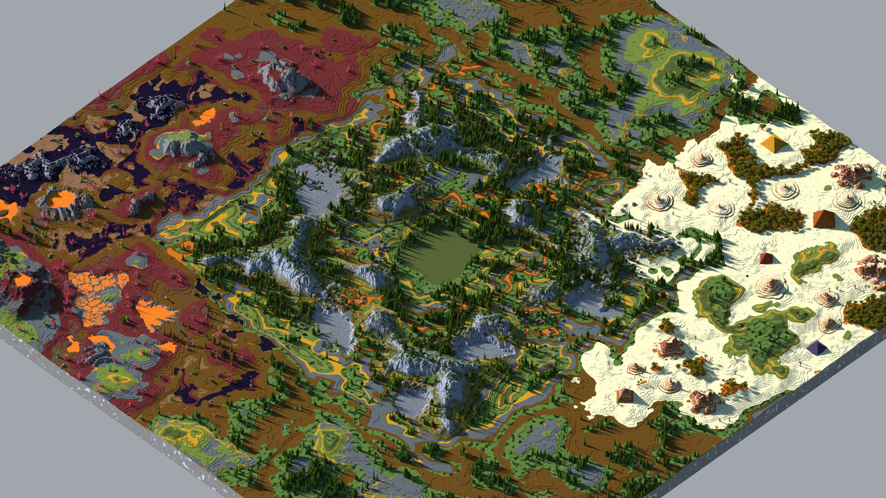Pack small maps - WorldPaiter Minecraft Map