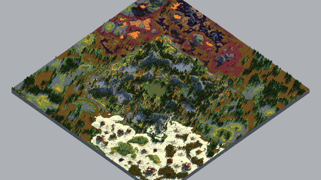 Pack small maps - WorldPaiter Minecraft Map