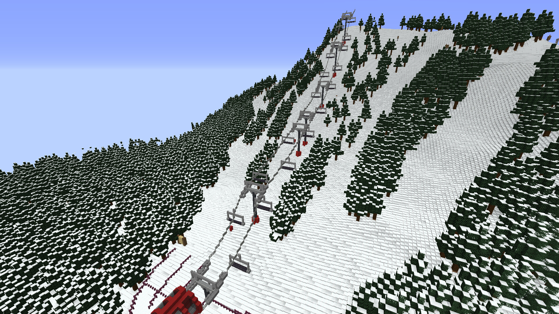 Diamond Peaks Ski Resort V2-Demo Release 1 Minecraft Map