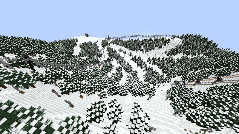 Diamond Peaks Ski Resort V2-Demo Release 1 Minecraft Map