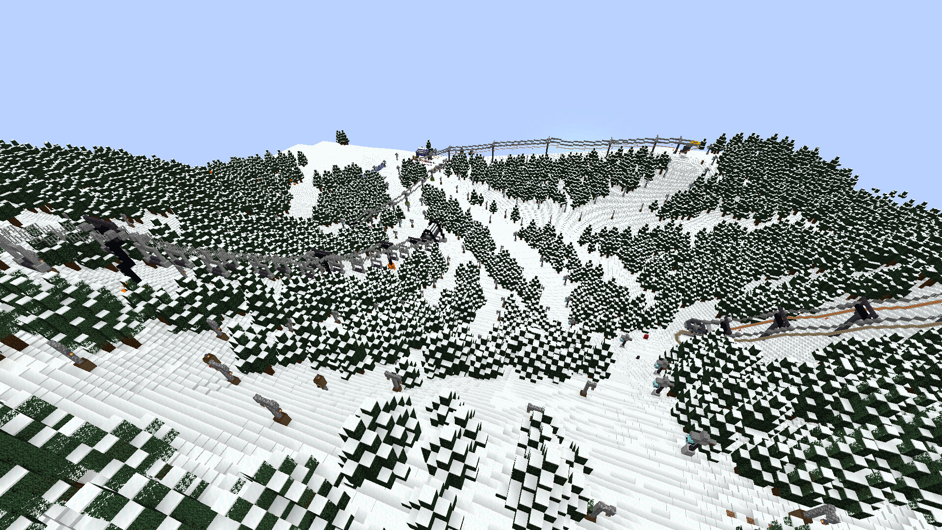 Diamond Peaks Ski Resort V2-Demo Release 1 Minecraft Map
