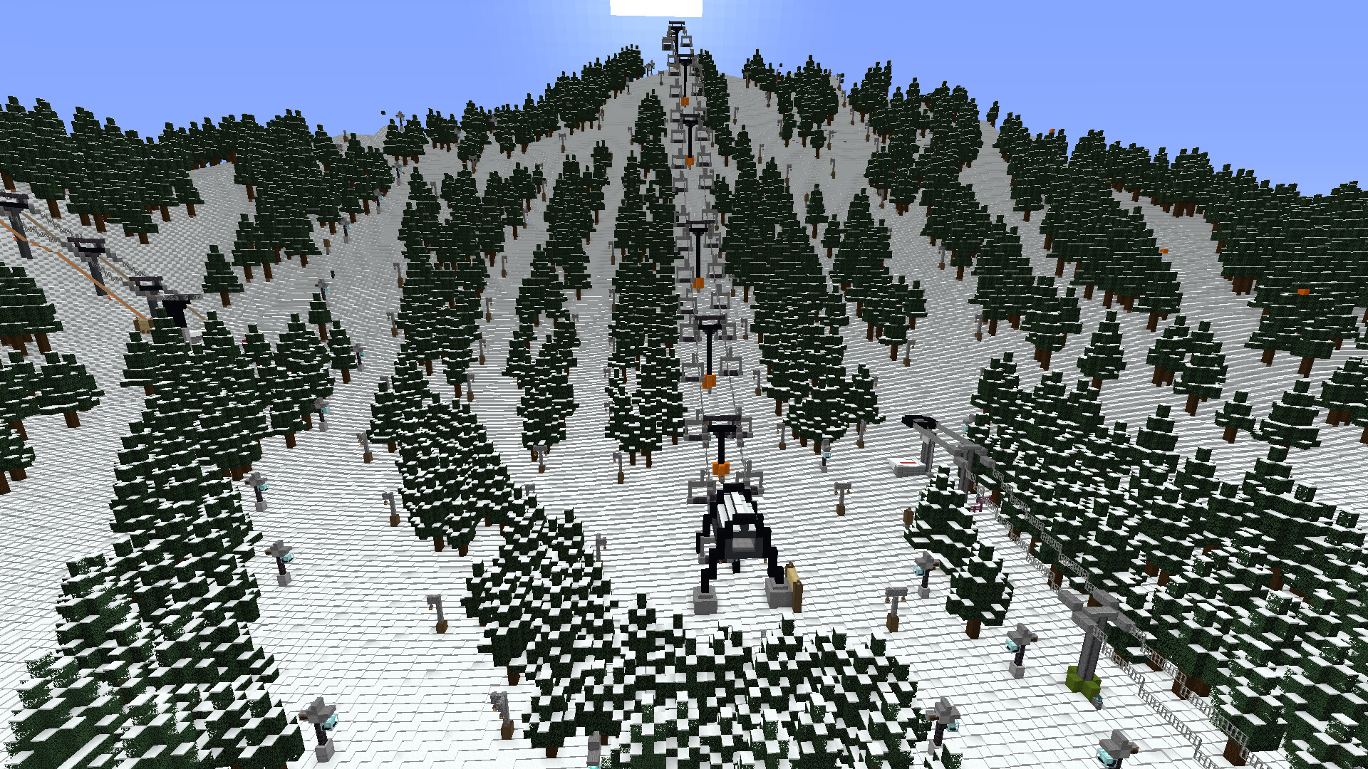 Diamond Peaks Ski Resort V2-Demo Release 1 Minecraft Map