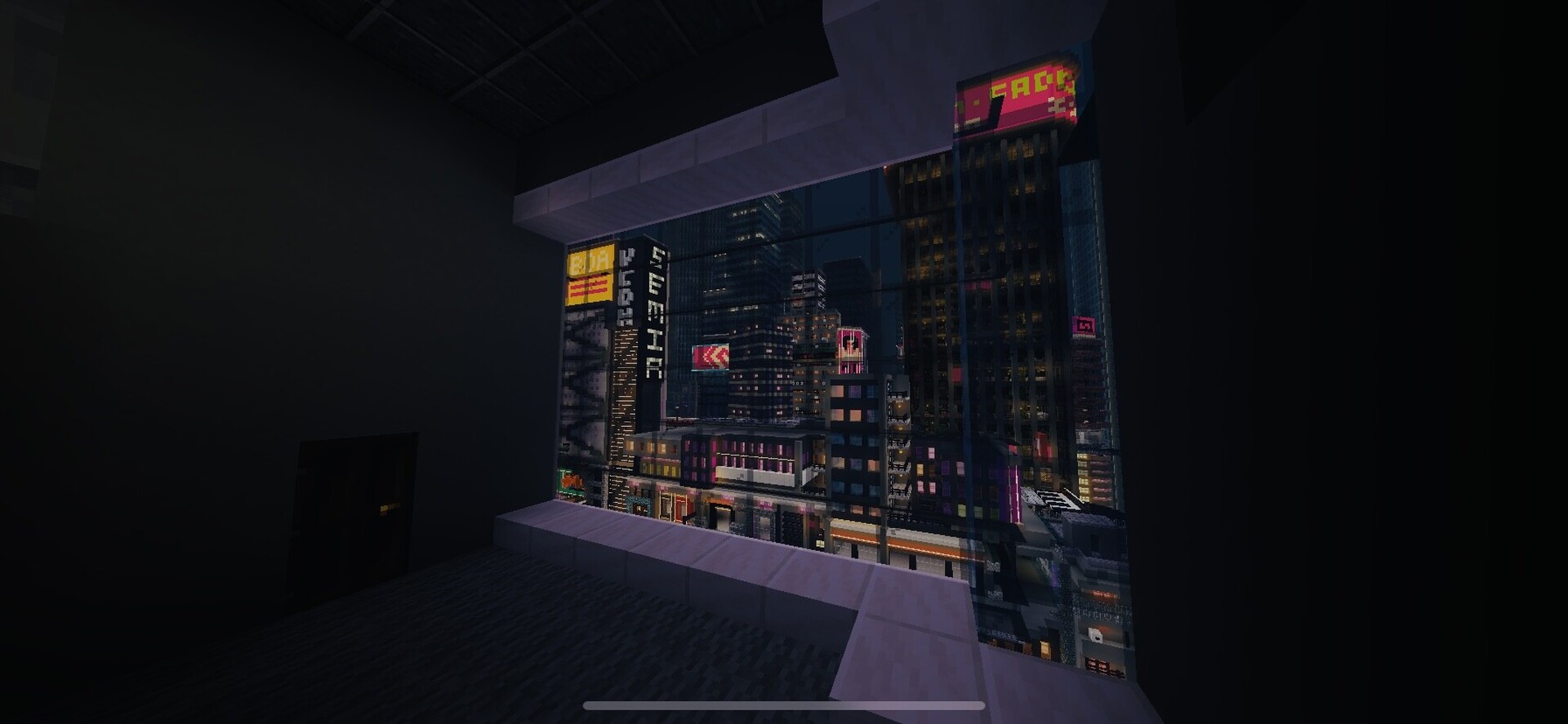Neon city Minecraft Map