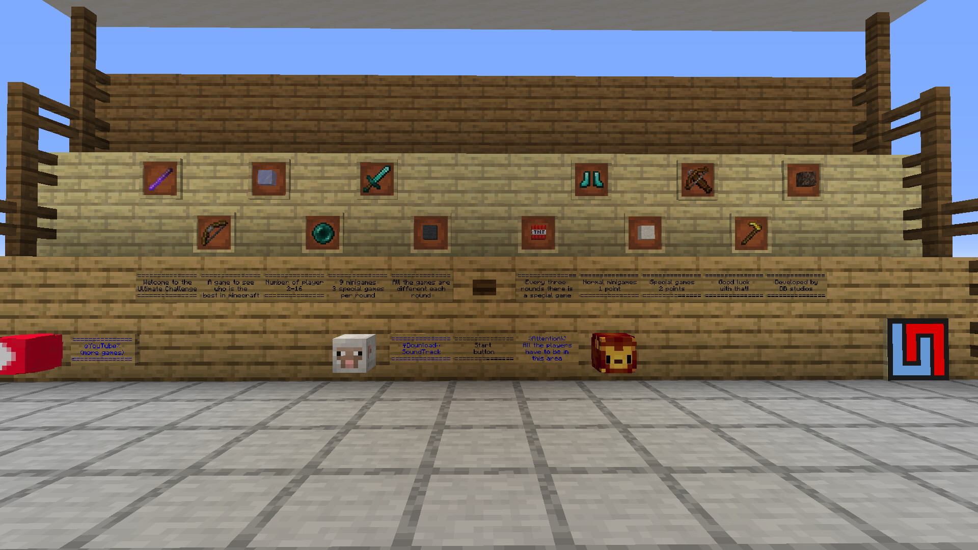 The Ultimate Challenge Minecraft Map