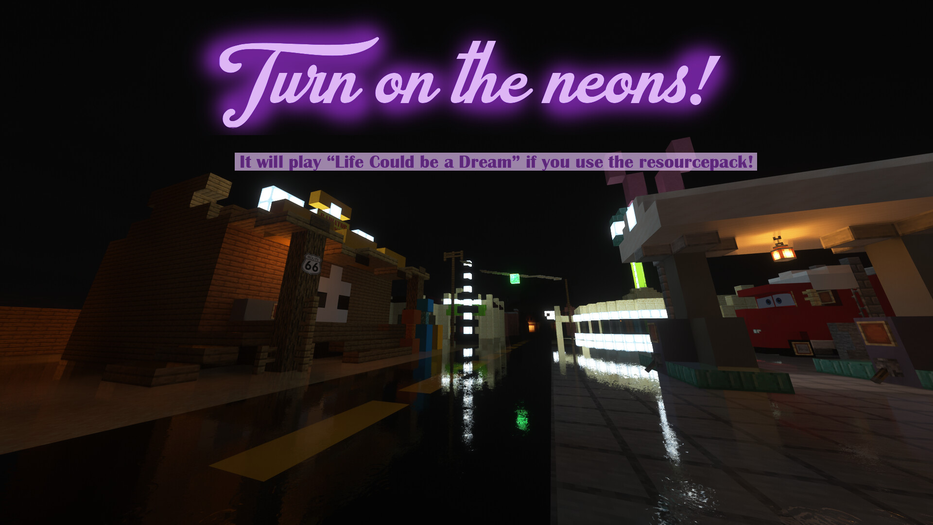 Radiator Springs - World of Cars - Disney Pixar 1.16.4 V2 Minecraft Map