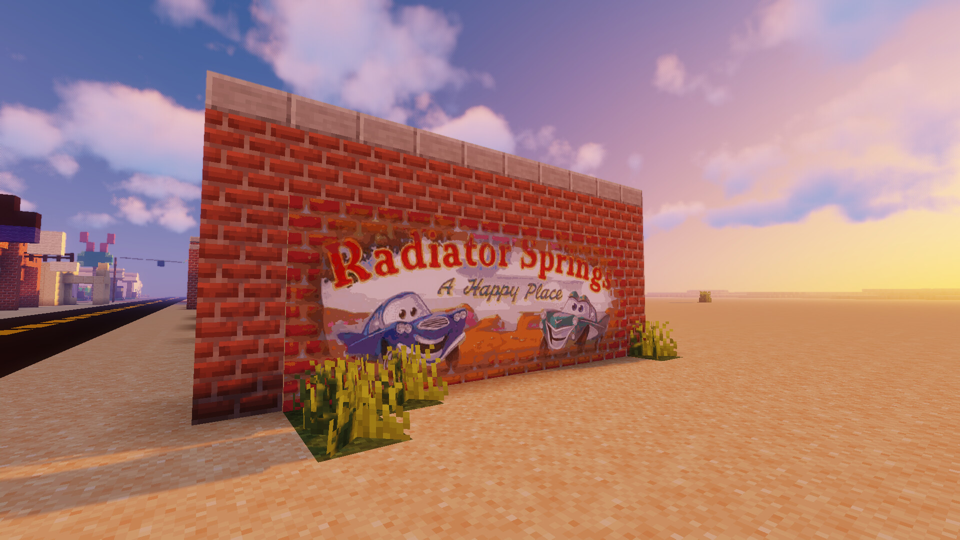 Radiator Springs - World of Cars - Disney Pixar 1.16.4 V2 Minecraft Map