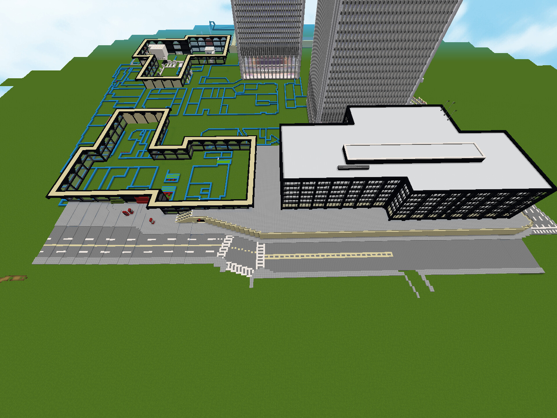 2001 World Trade Center 1:1 Minecraft Map