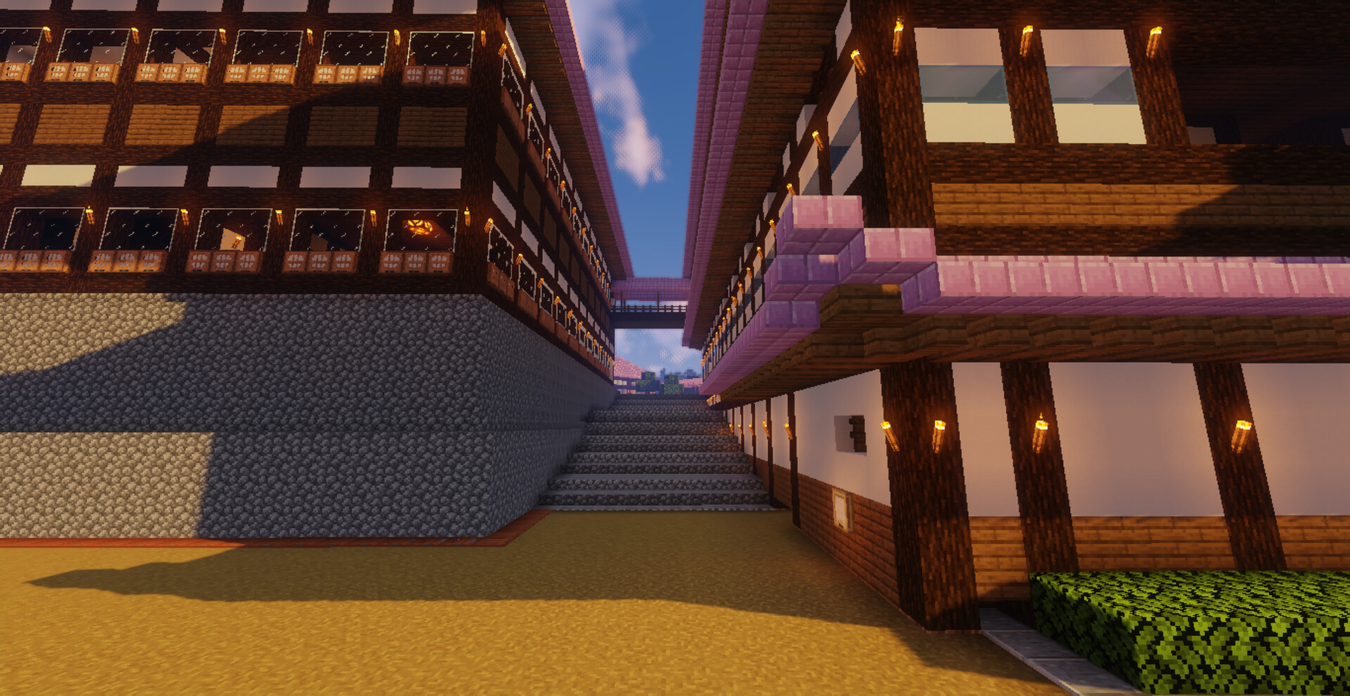 Hinata House from Love Hina Minecraft Map