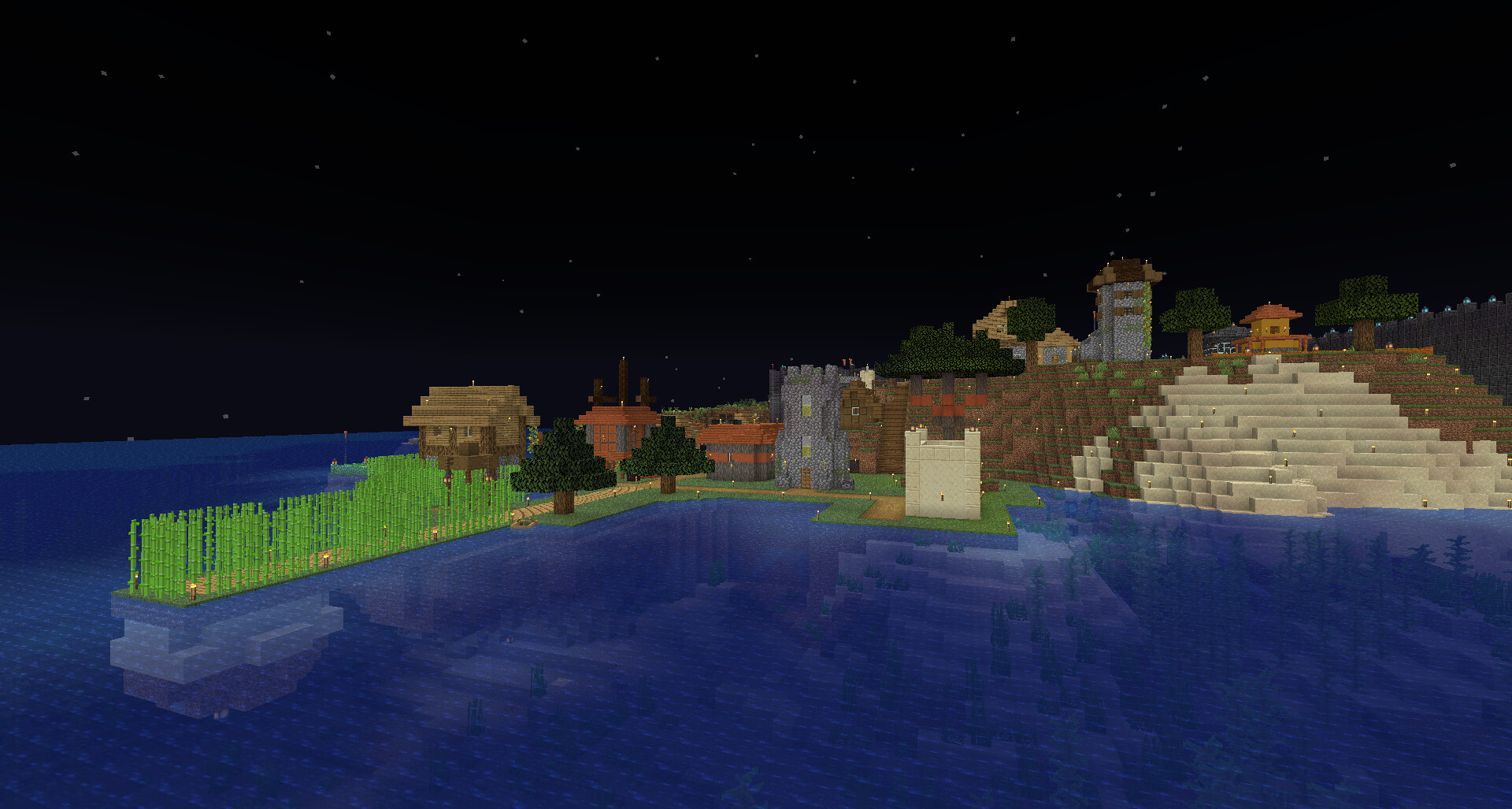 Just A Small, Simple Coastal Village Minecraft Map