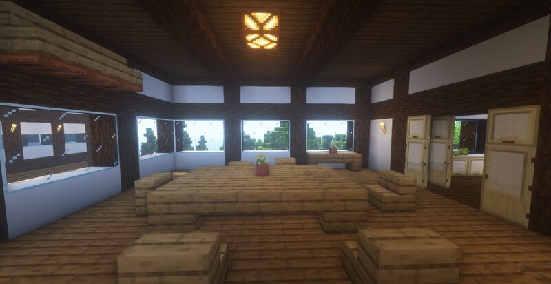 Hinata House from Love Hina Minecraft Map