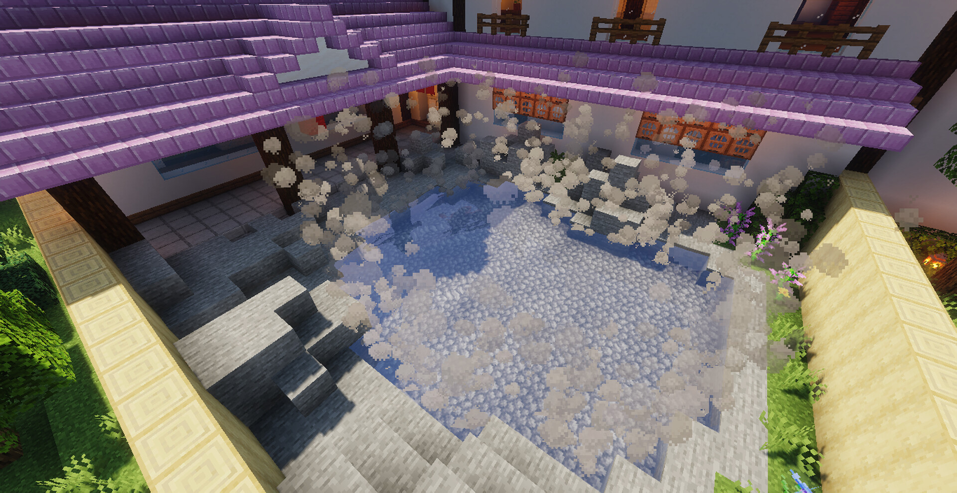 Hinata House from Love Hina Minecraft Map
