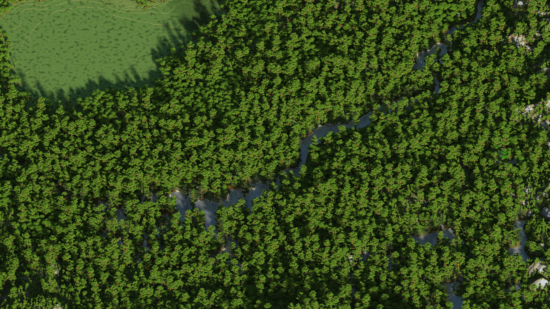 Star Wars: Planet Yavin 4 - 4000х4000 Minecraft Map