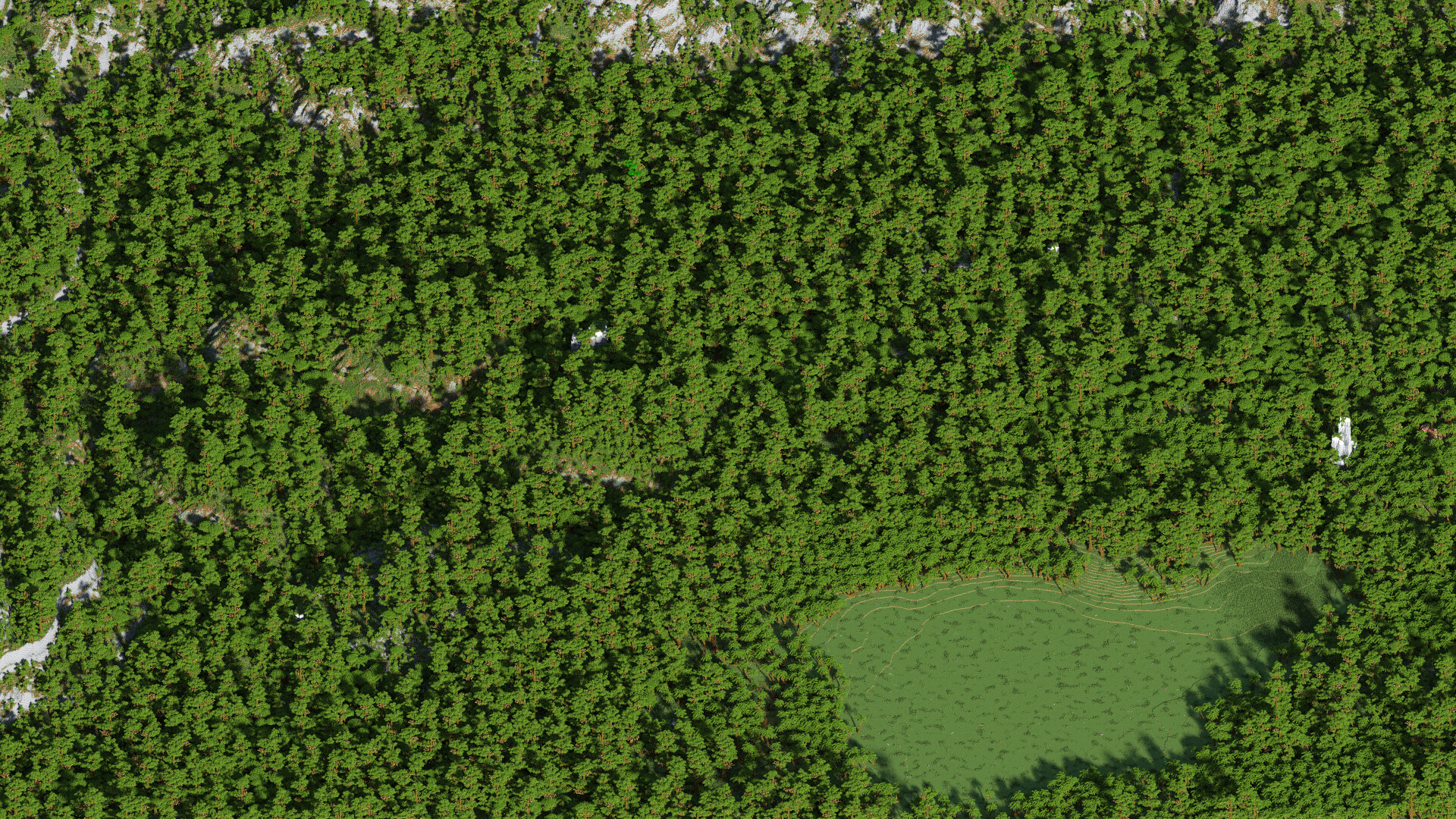 Star Wars: Planet Yavin 4 - 4000х4000 Minecraft Map