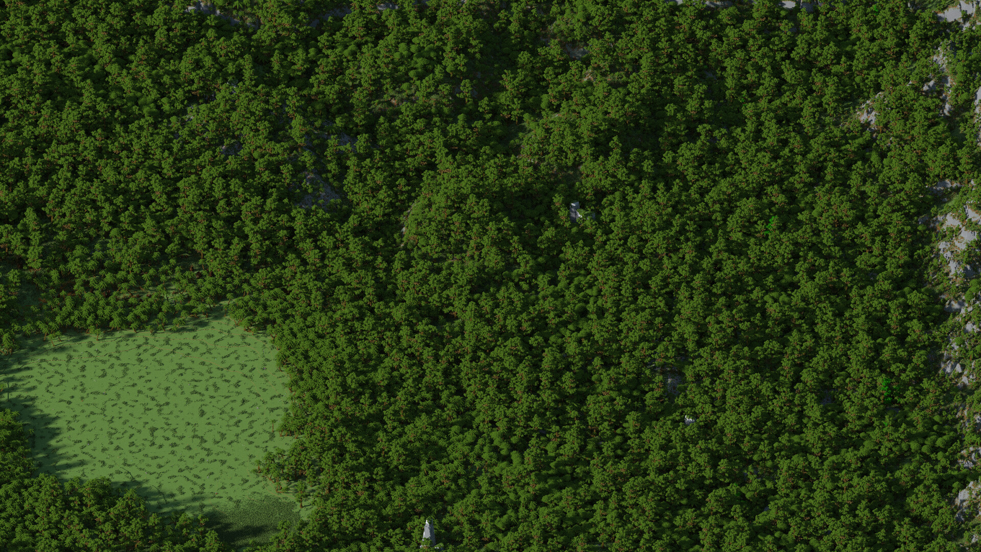 Star Wars: Planet Yavin 4 - 4000х4000 Minecraft Map