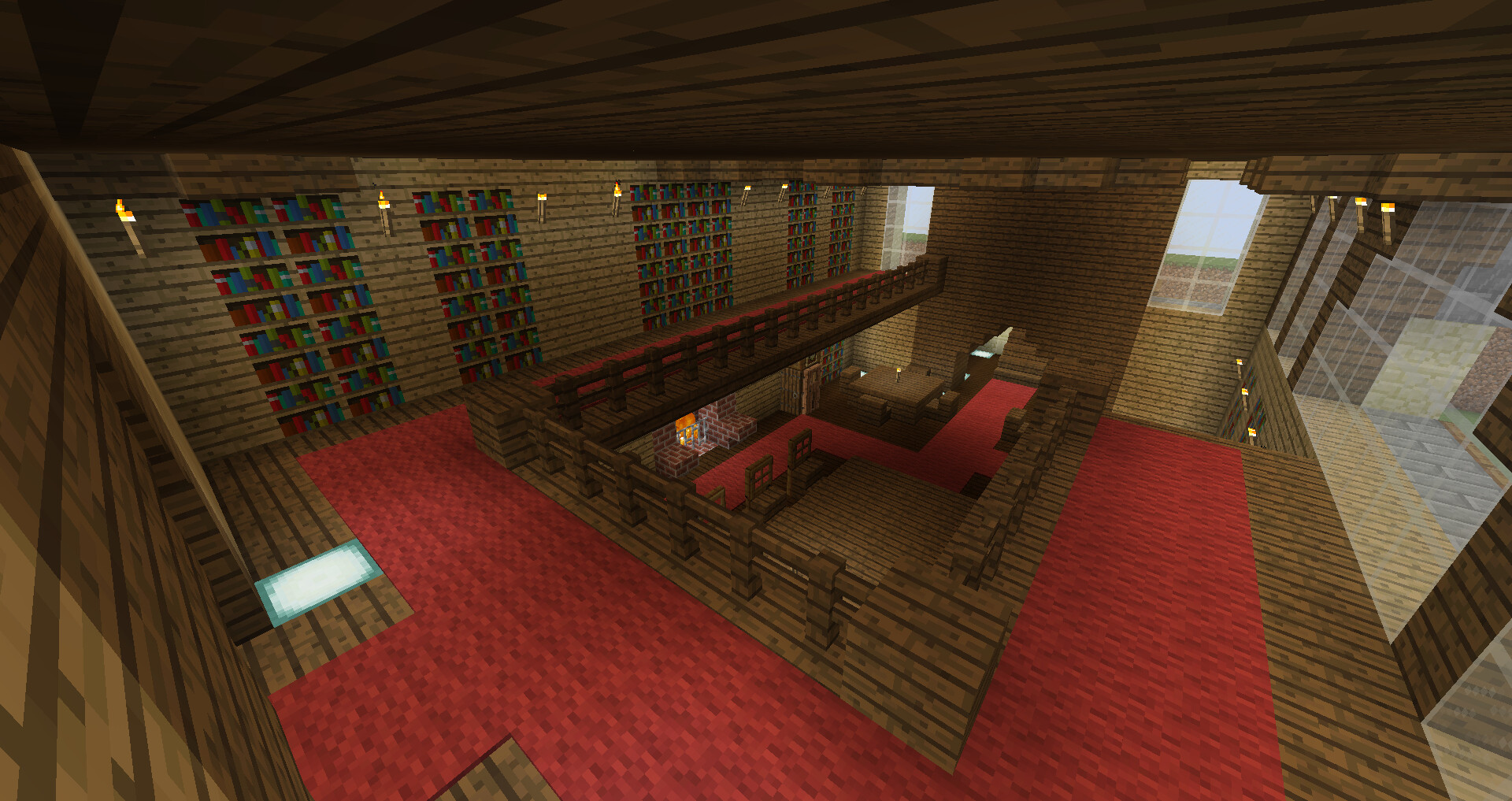 Wayne Manor And Batcave Minecraft Map