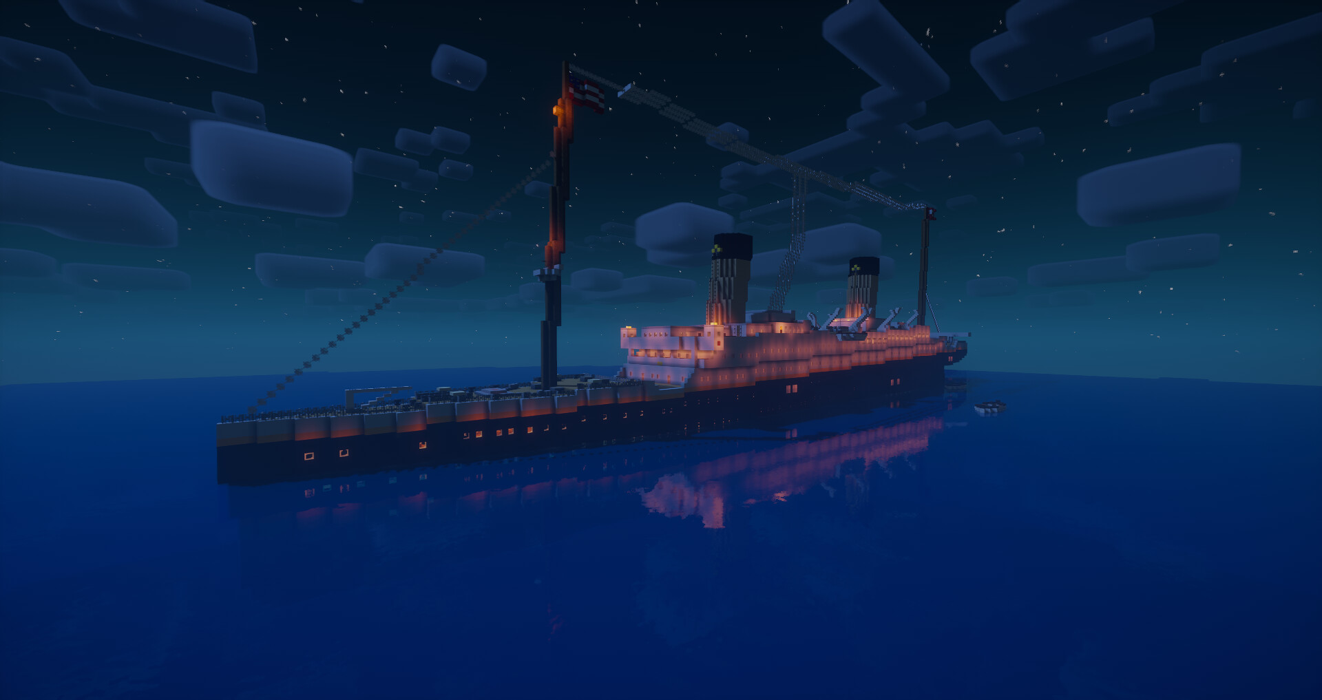 RMS Qubicanic Sinking Minecraft Map