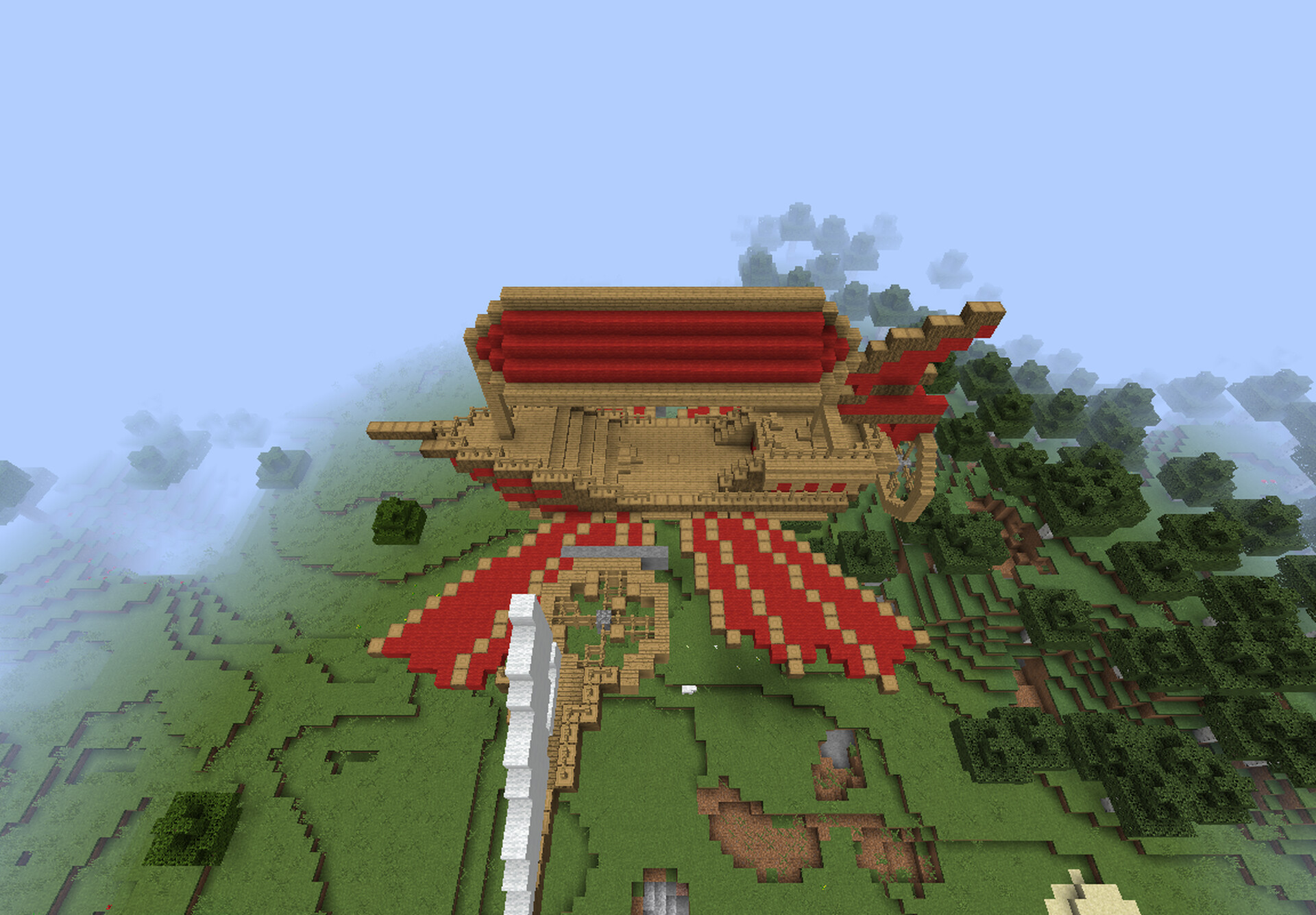 Navio aéreo Minecraft Map