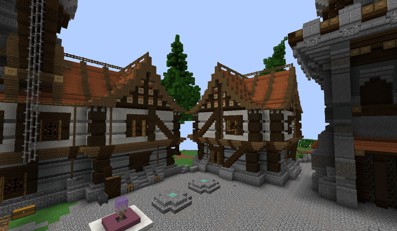 Bedwars Lobby Map + SkyWars Lobby Map Minecraft Map