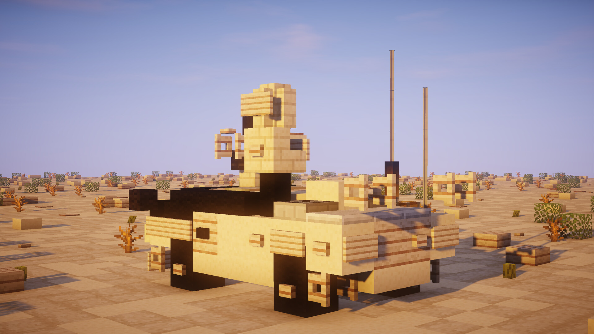 1,5:1 LGS Fennek Reconnaissance Vehicle (ArmA 3 Strider) Minecraft Map