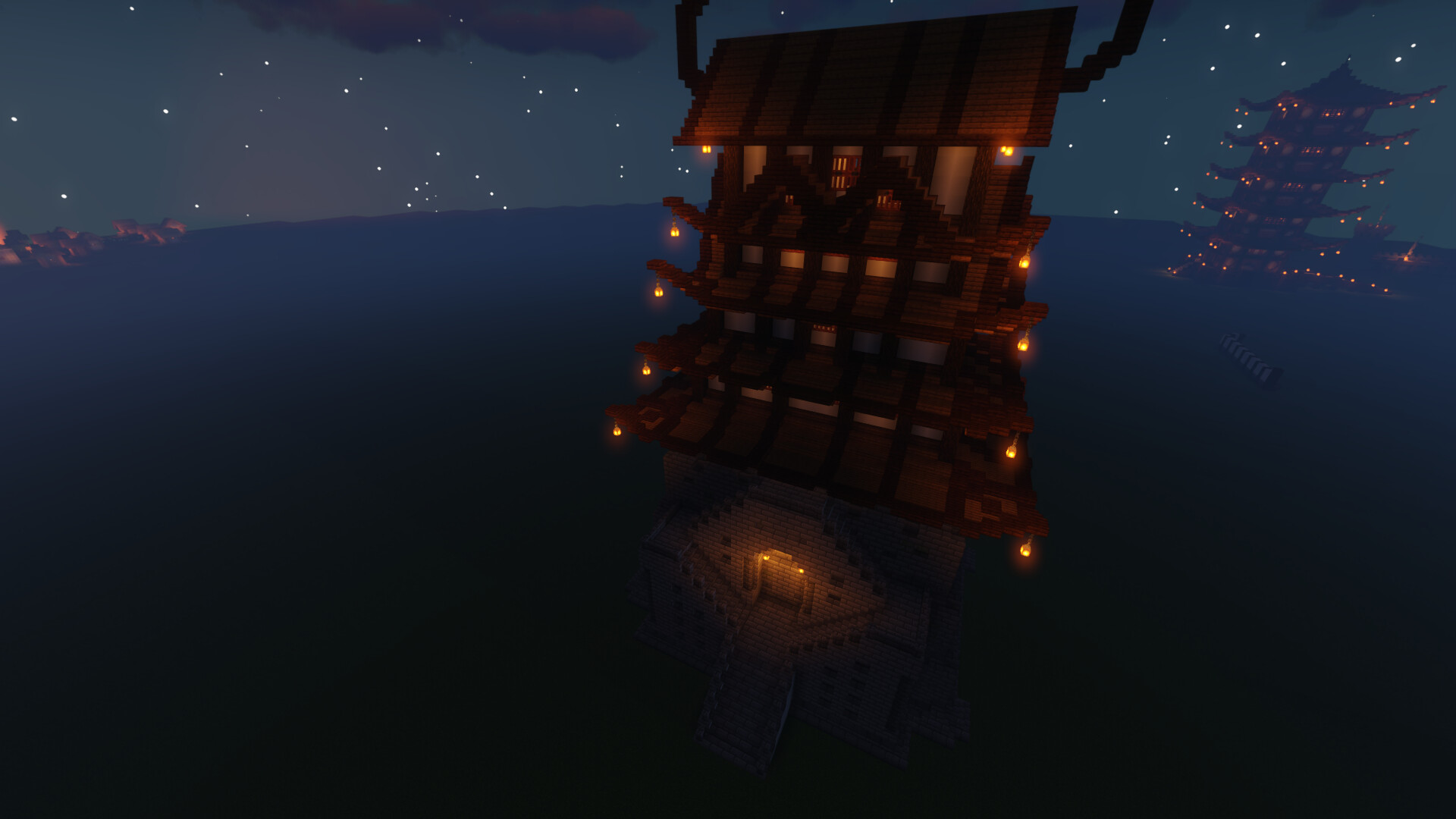 Japanese Castle/Temple Minecraft Map