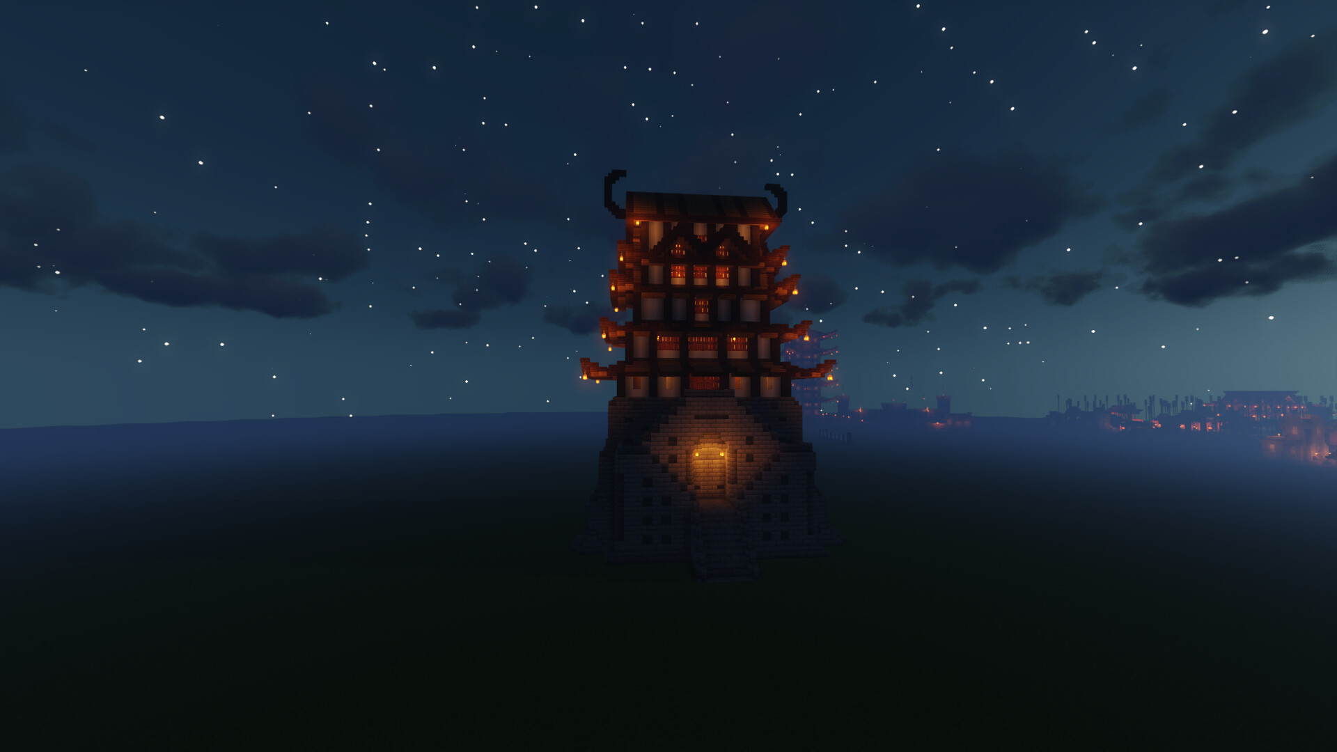 Japanese Castle/Temple Minecraft Map