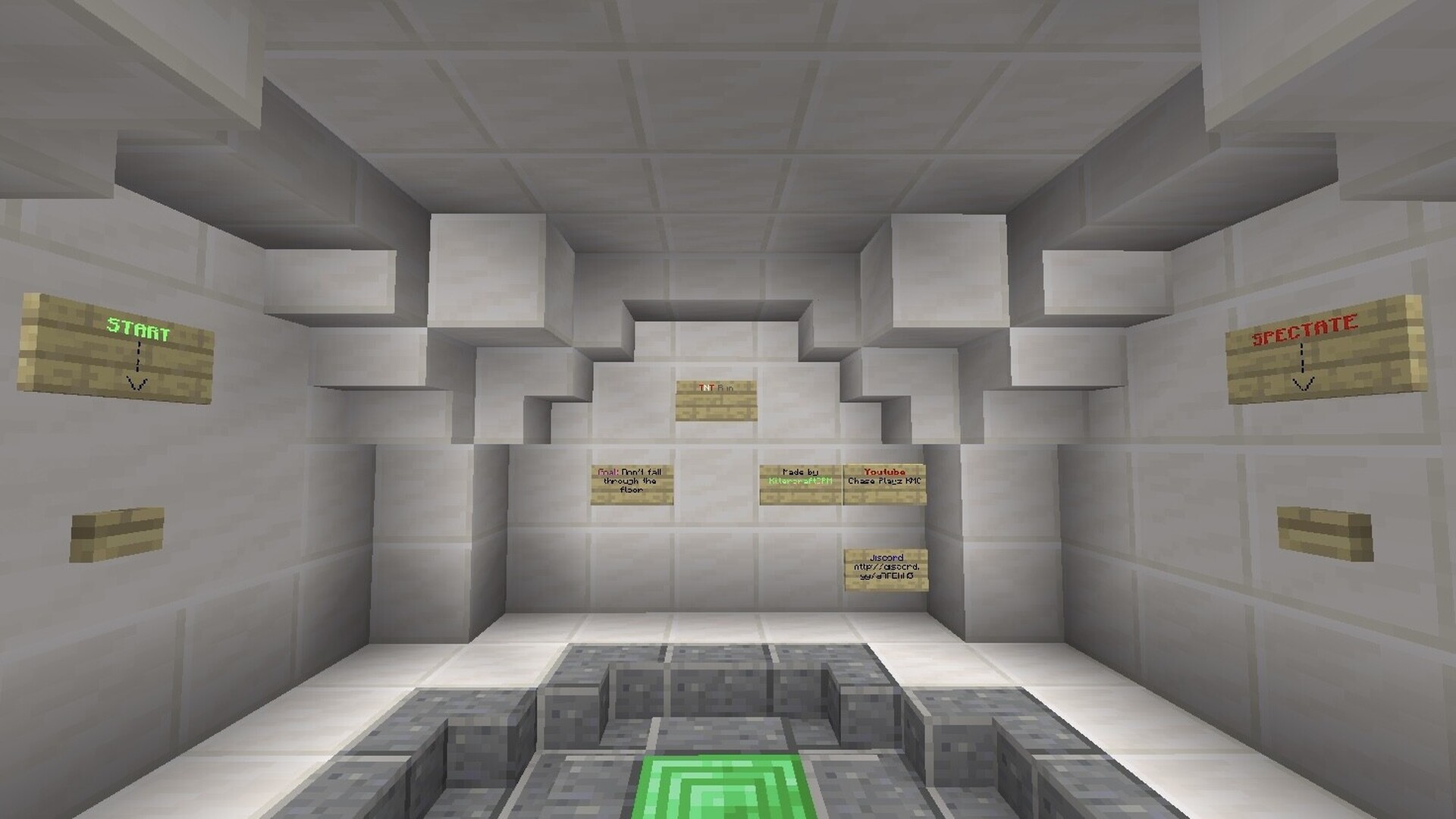 TNT Run Minecraft Map