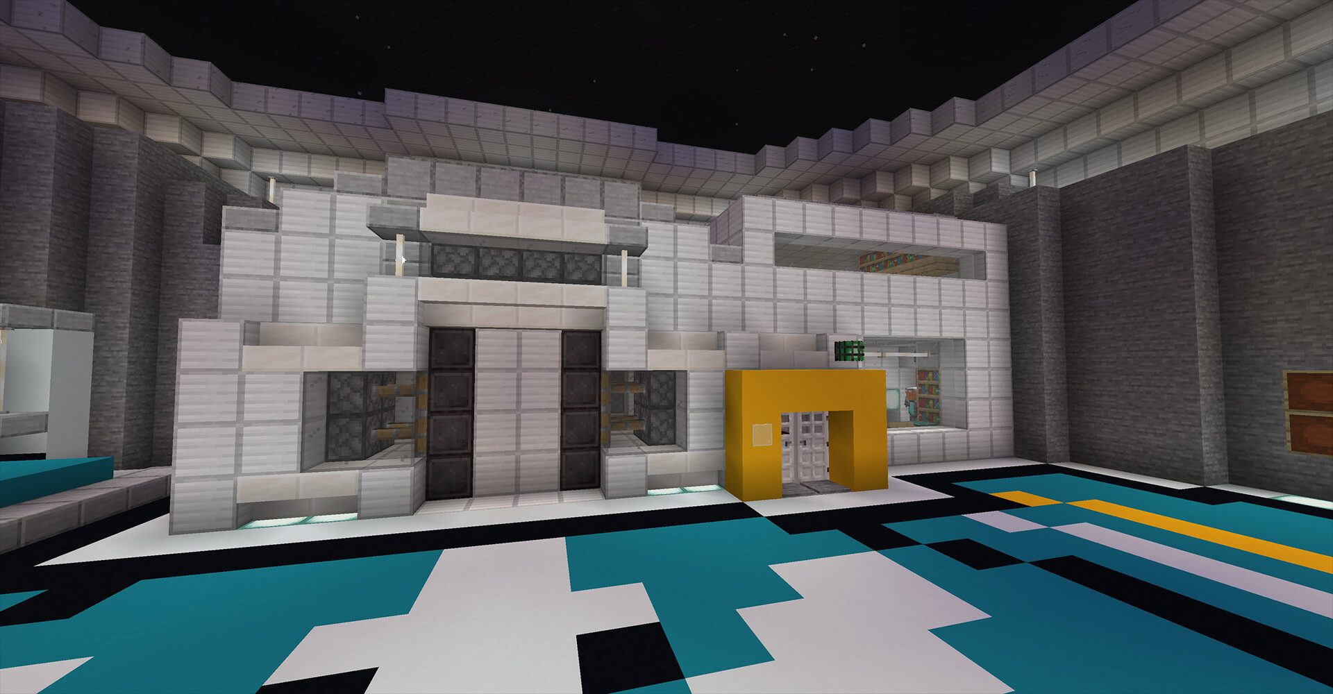 LeGuin Lunar Crater Exoplanet Scientist Training Base Minecraft Map