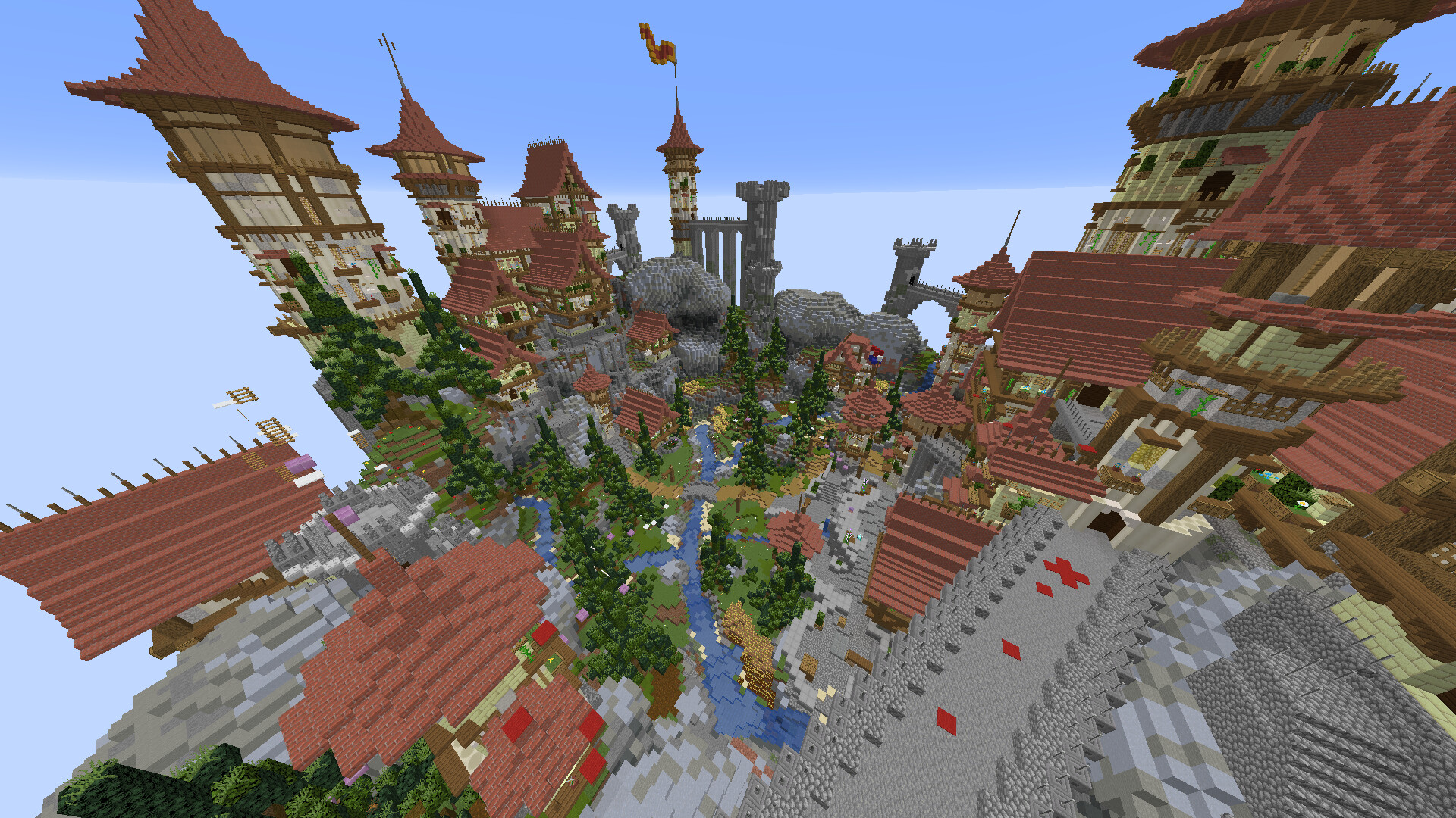 Minecraft hub [FREE DOWNLOAD] / schematic Minecraft Map