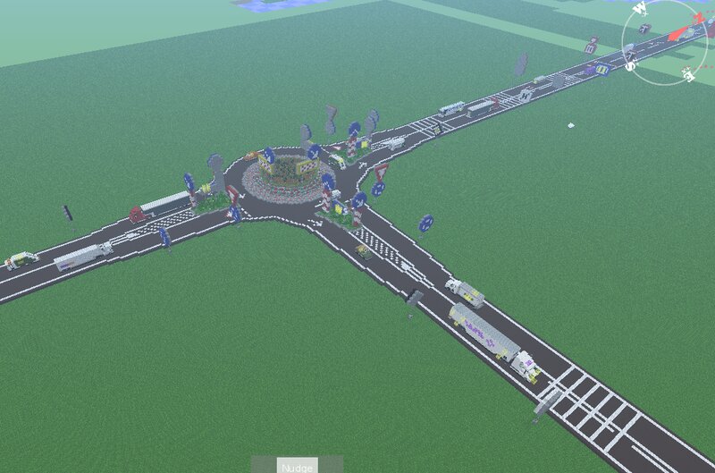 roundabout realistic pack by Anderbest Minecraft Map