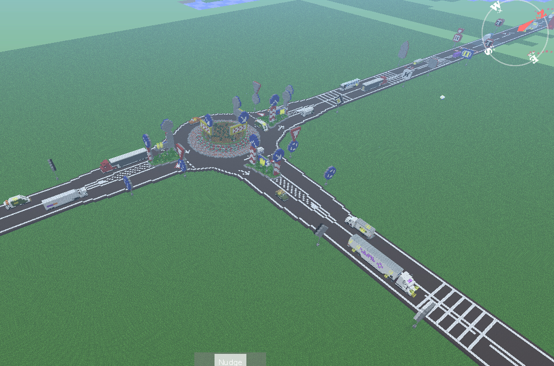 roundabout realistic pack by Anderbest Minecraft Map