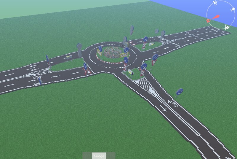 roundabout realistic pack by Anderbest Minecraft Map