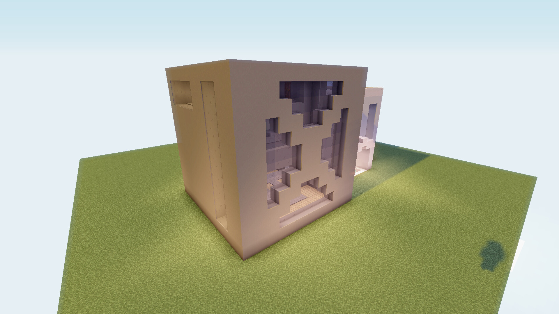 Modern Clay House Minecraft Map