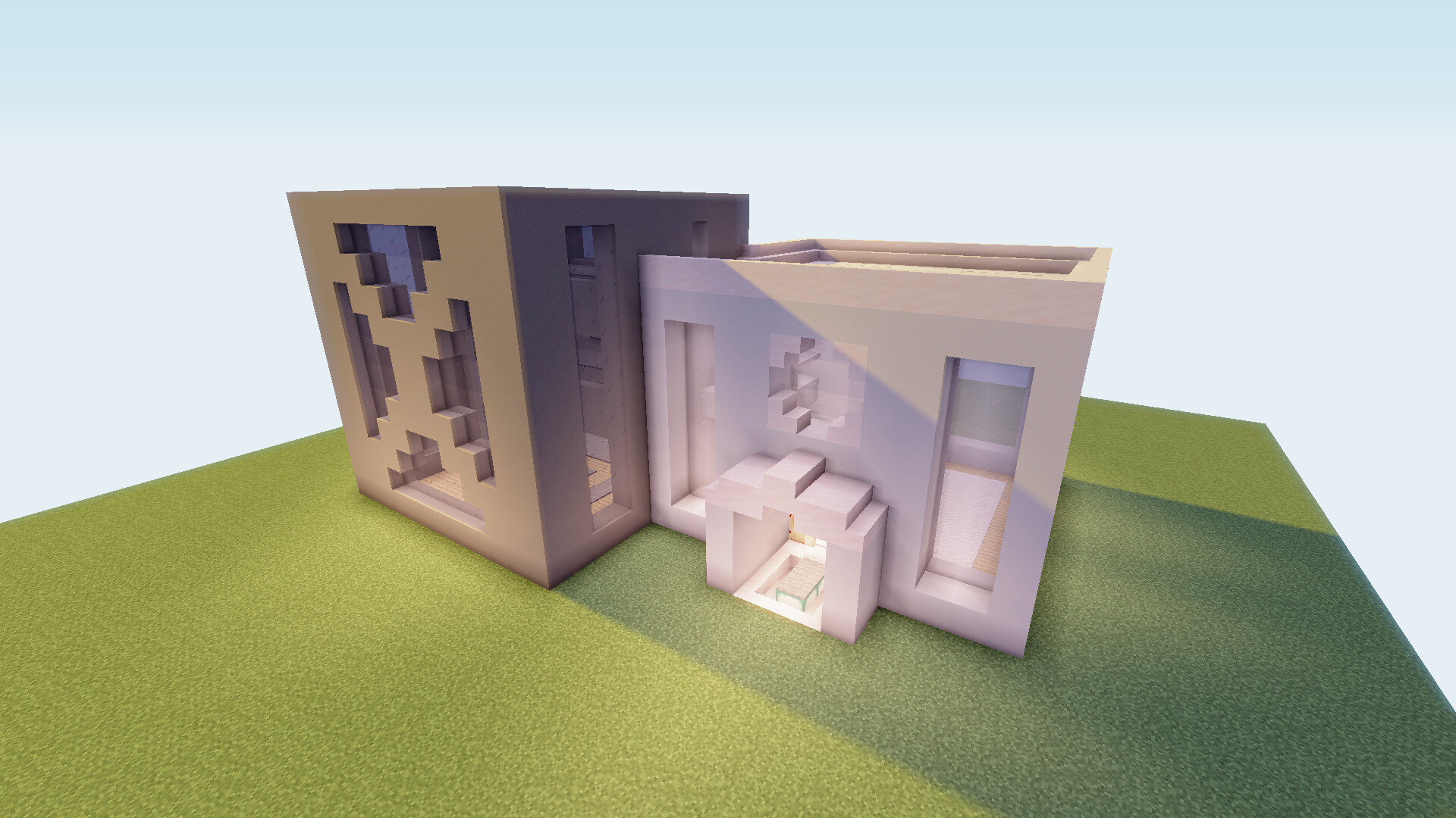 Modern Clay House Minecraft Map