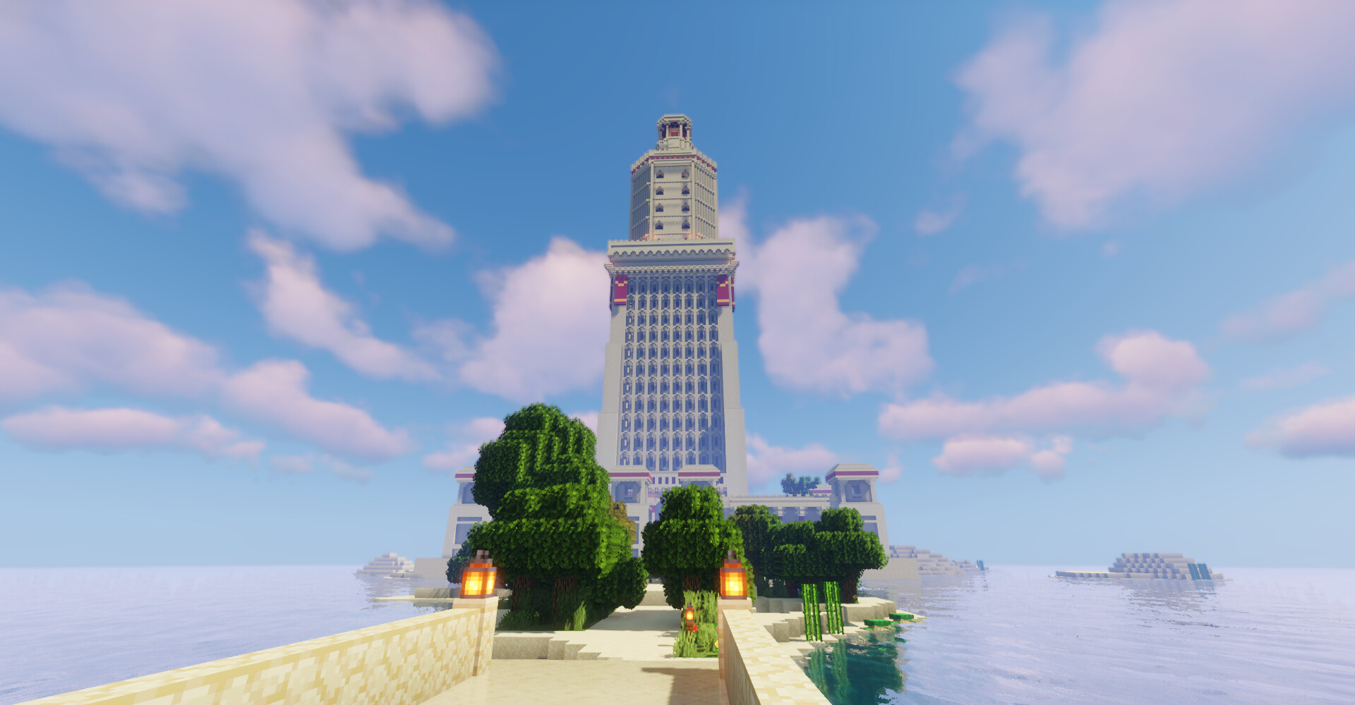 Pharos (Lighthouse) of Alexandria / Wonder of the Ancient World ...