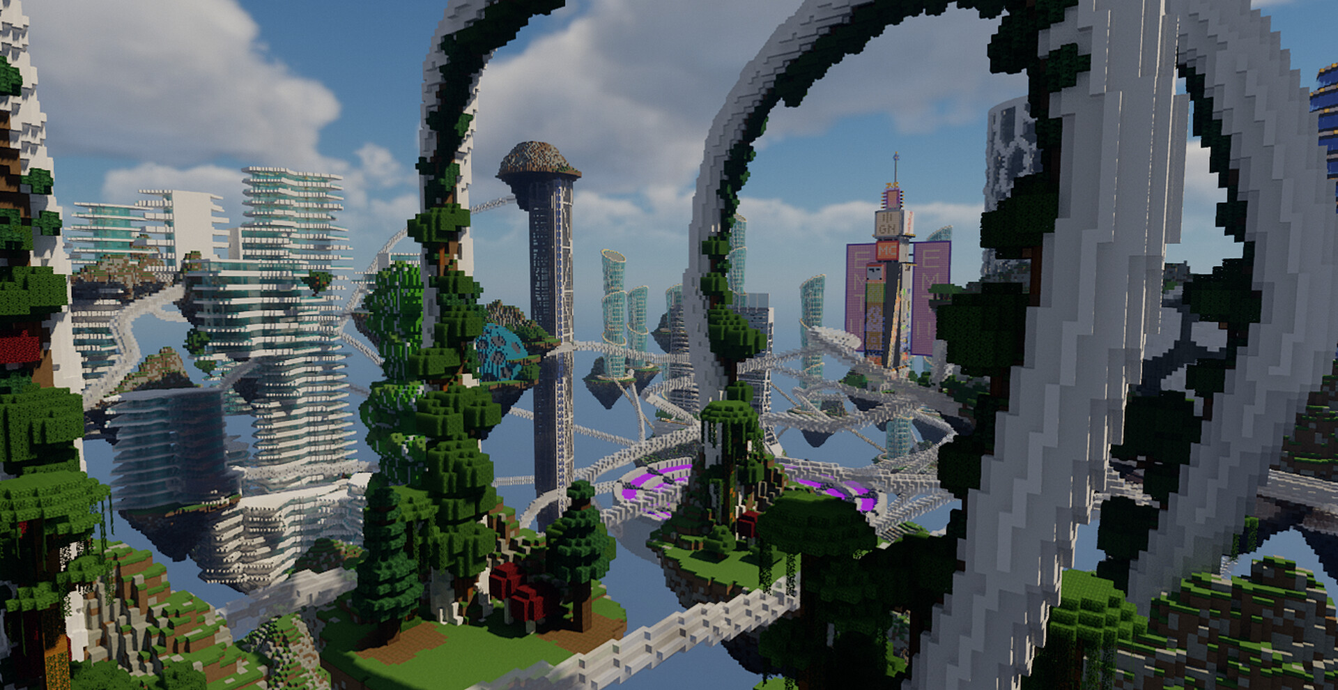 City of Floating Islands Minecraft Map