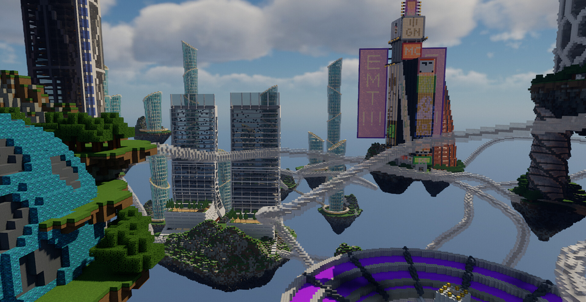City of Floating Islands Minecraft Map