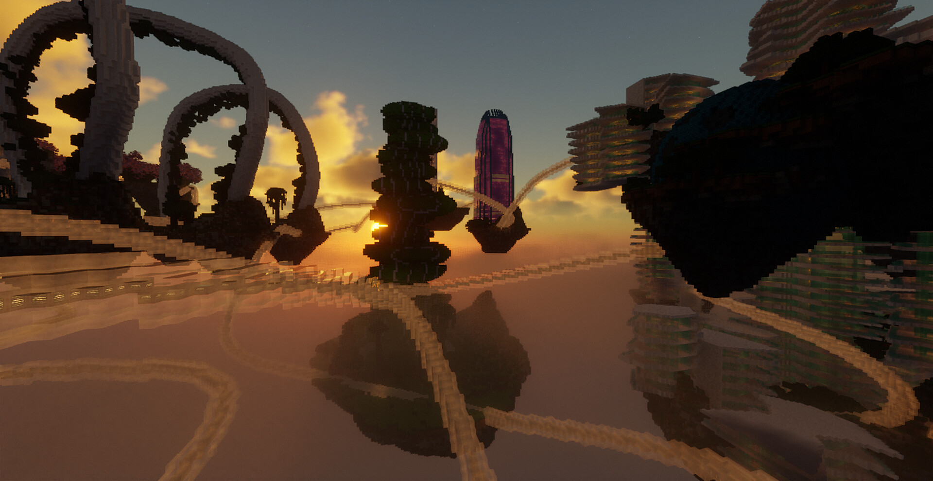 City of Floating Islands Minecraft Map