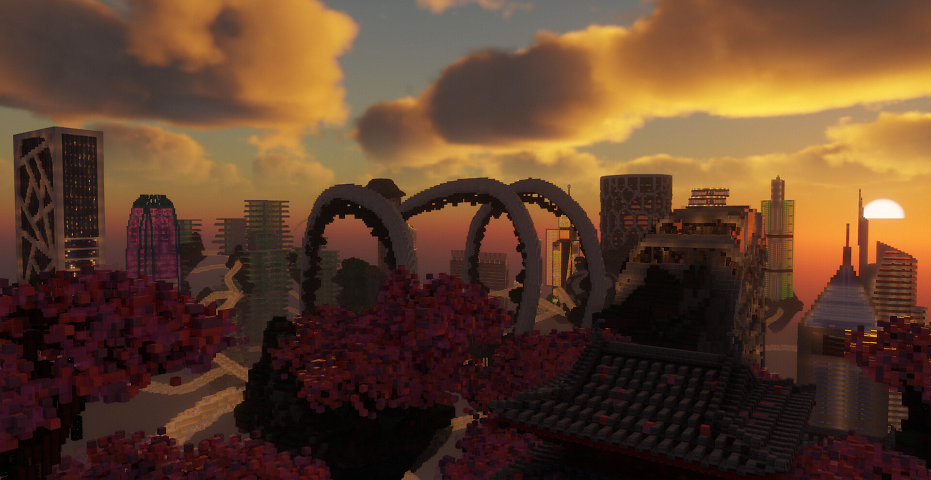 City of Floating Islands Minecraft Map