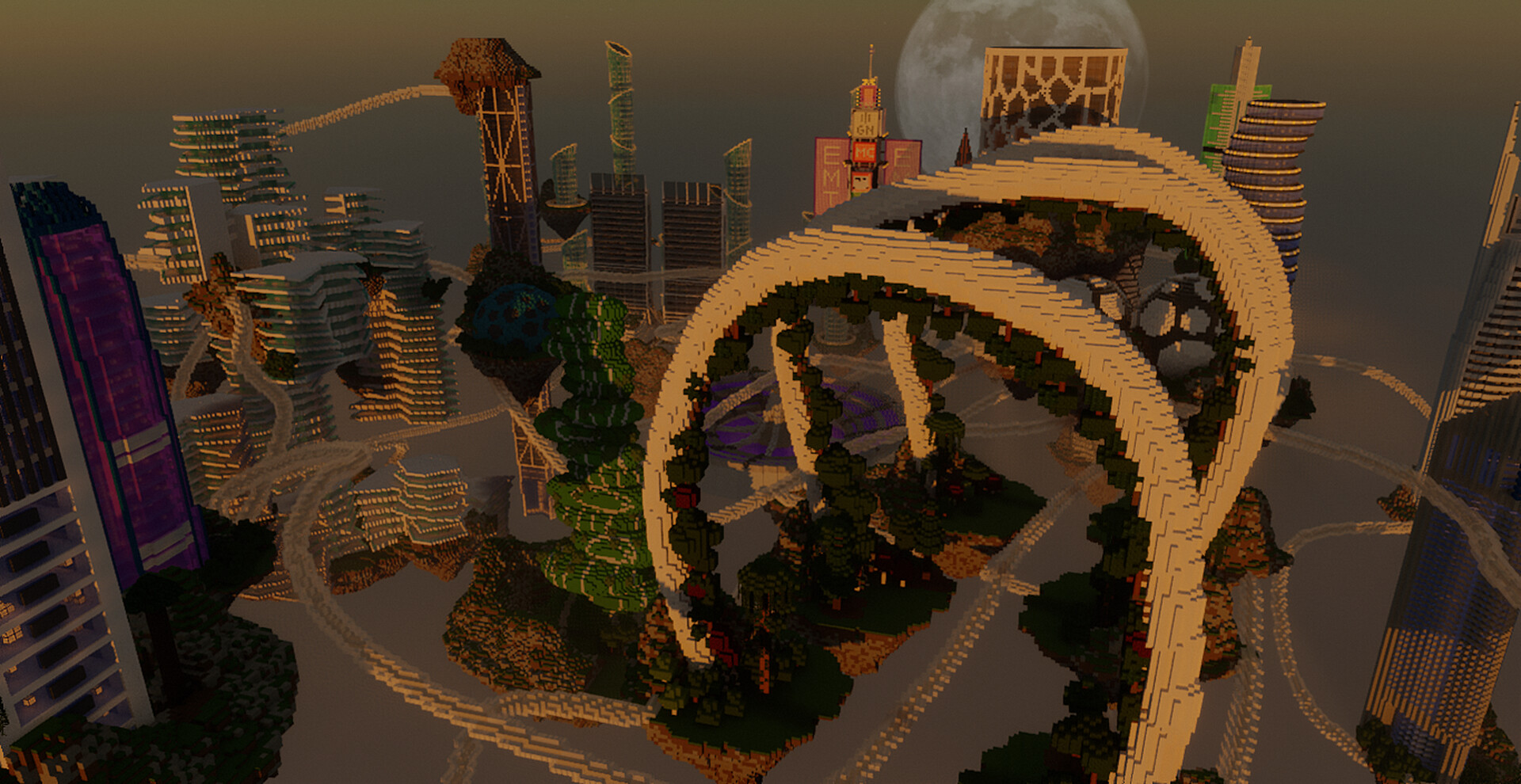 City of Floating Islands Minecraft Map