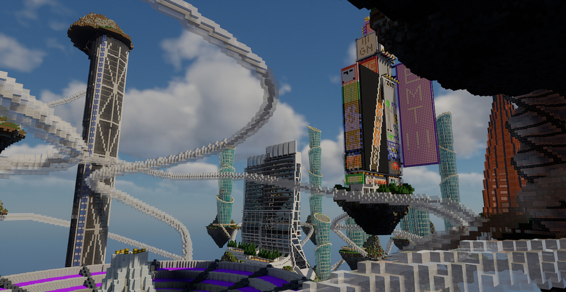 City of Floating Islands Minecraft Map