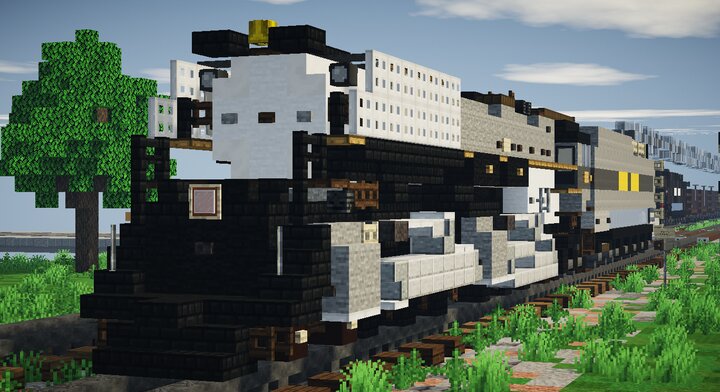 Union Pacific 4664-4 4-6-6-4 Challenger 3977 Minecraft Map