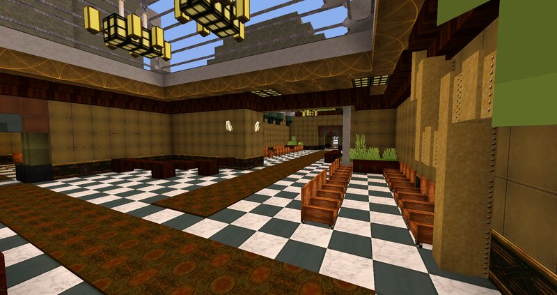 bioshock medical pavilion: part of the north atlantic project Minecraft Map