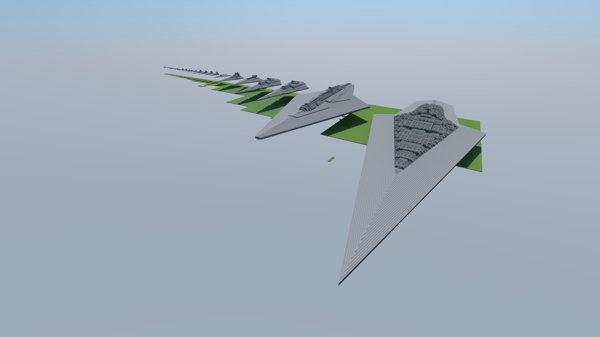 Imperial Fleet Collection 1/10th scale Minecraft Map