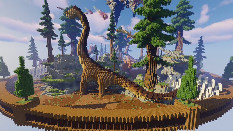 KitPvP Dinosaur PvP Arena Minecraft Map