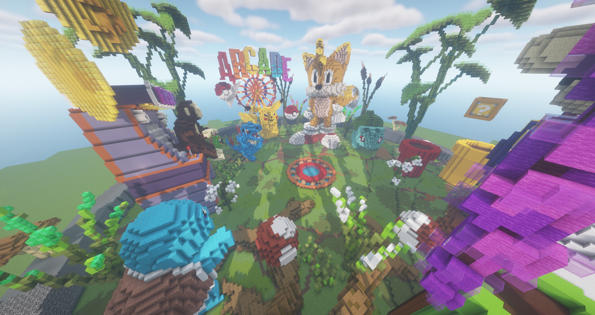 [ Arcade Lobby ] ↪ CARTOON LAND ↩ Minecraft Map